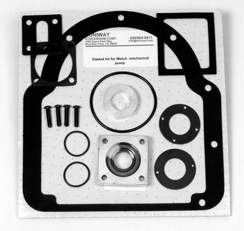 Gasket Kit, Welch Model 1374 | DUNIWAY